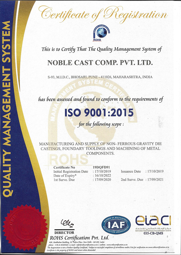 Noble Cast Comp Pvt Ltd